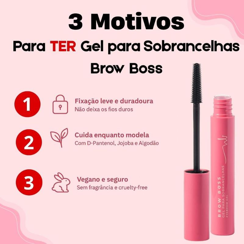 Gel Para Sobrancelhas Ruby Rose Natalia Beauty Brow Boss - Época ...