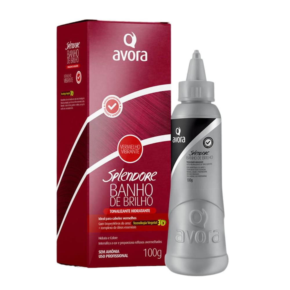 A melhor oferta de: Tonalizante Banho de Brilho Avora Splendore 3D ...