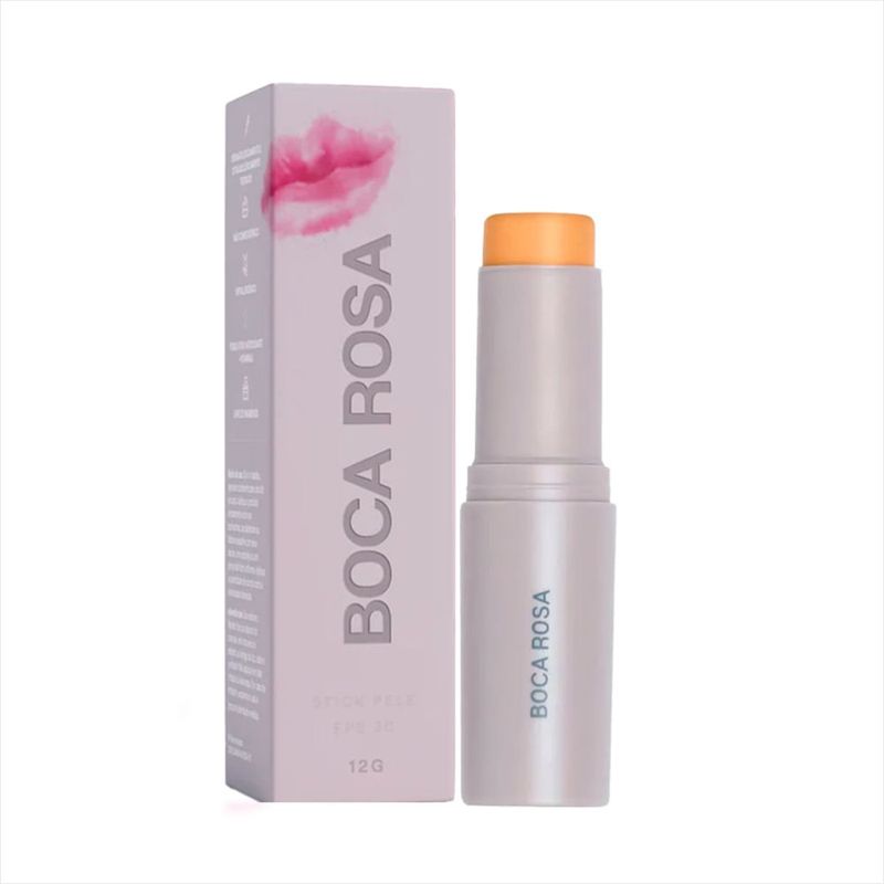 Kit Boca Rosa Pó Compacto Translucido Jujuba + Stick Pele 12 - Época ...