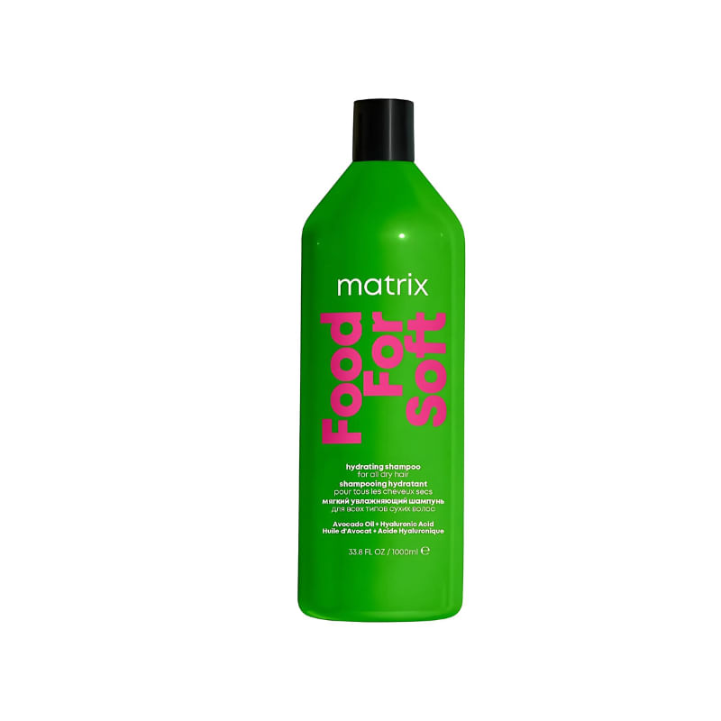 Kit Matrix Food For Soft - Shampoo 1L e Máscara Capilar 500ml - Época ...