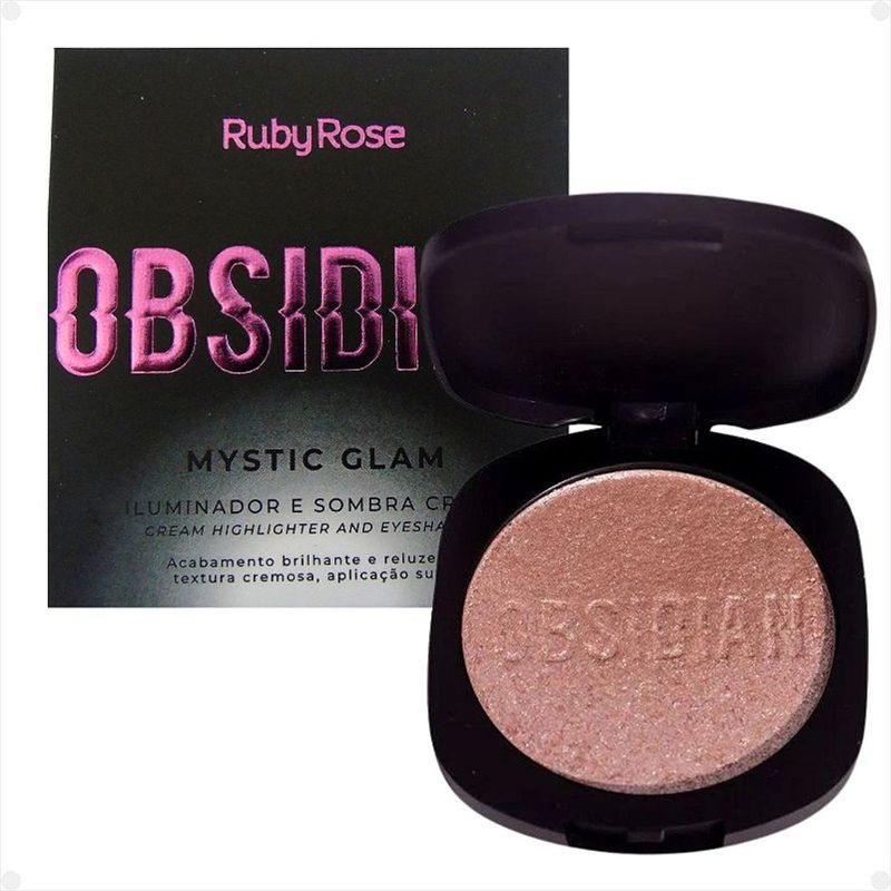 Kit Ruby Rose Obsidian Paleta Precious+Iluminador Pearl - Época Cosméticos | Época Cosméticos