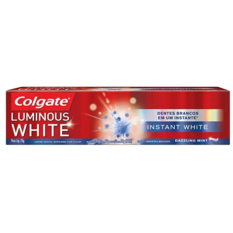 CREME DENTAL COLGATE LUMINOUS WHITE INSTANT 70G - Época Cosméticos ...