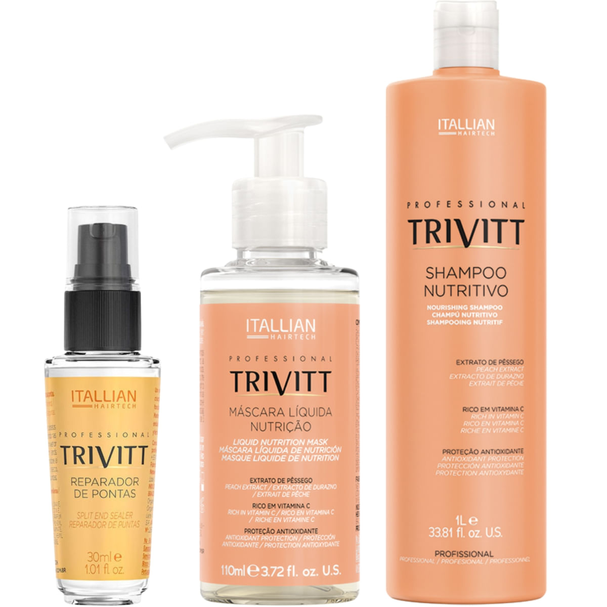 A melhor oferta de: Trivitt - Kit Máscara Liquida De Nutrição Com ...