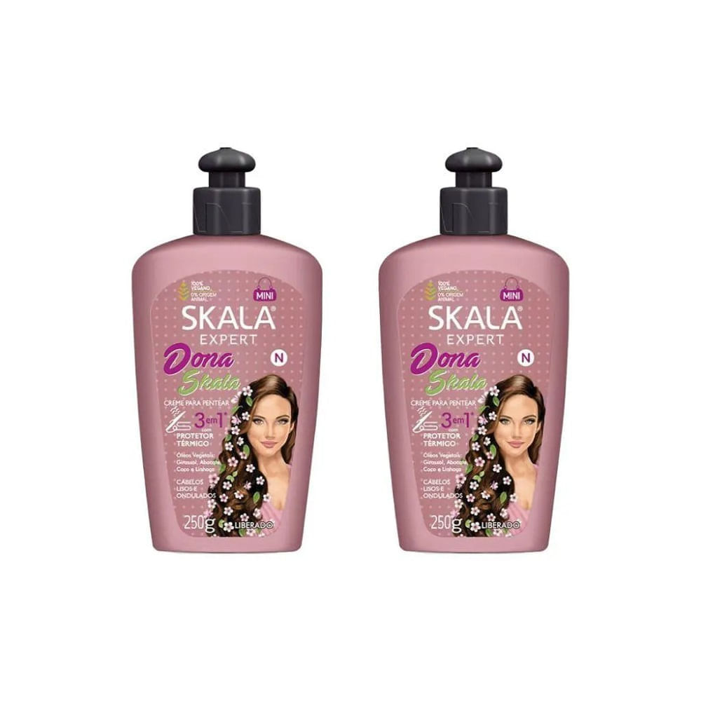 Kit Creme de Pentear Dona Skala Expert 2 Unidades 250g cada - Época ...