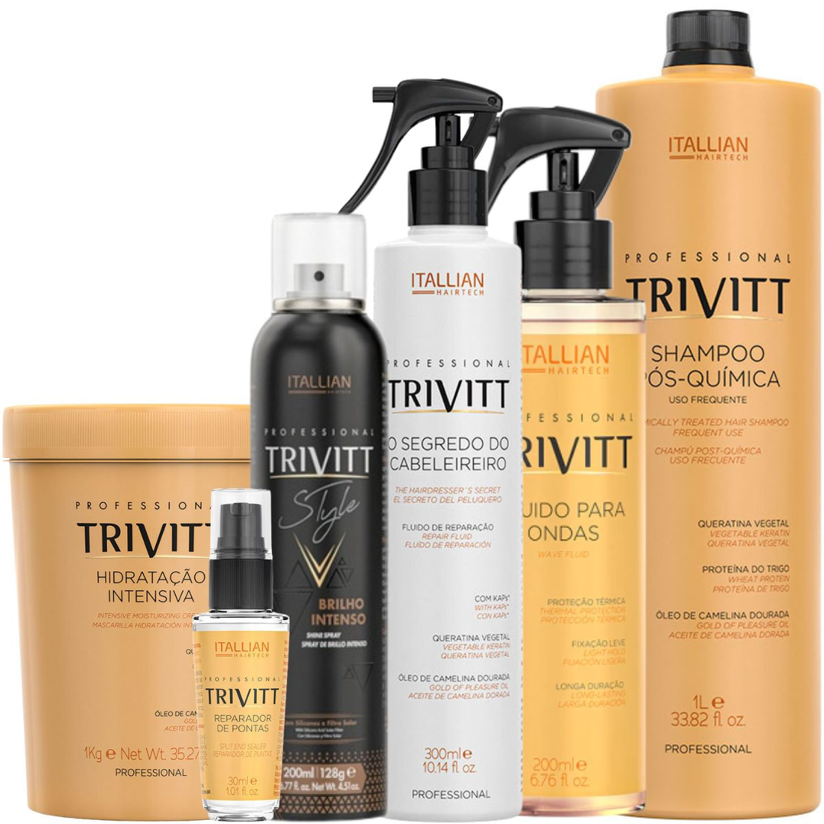 A melhor oferta de: Trivitt: Brilho Intenso, Fluído Para Ondas 200Ml ...