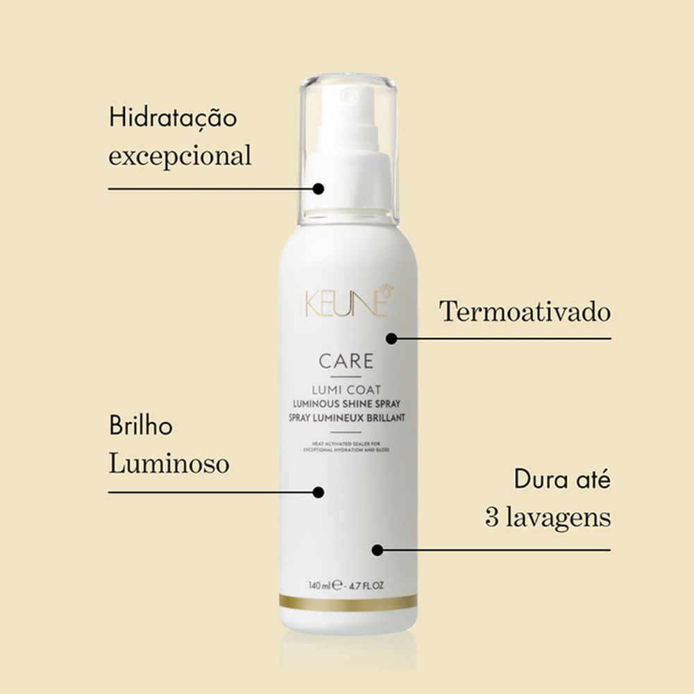 Spray de Brilho Keune Care Lumi Coat 140ml 140ml - Época Cosméticos ...