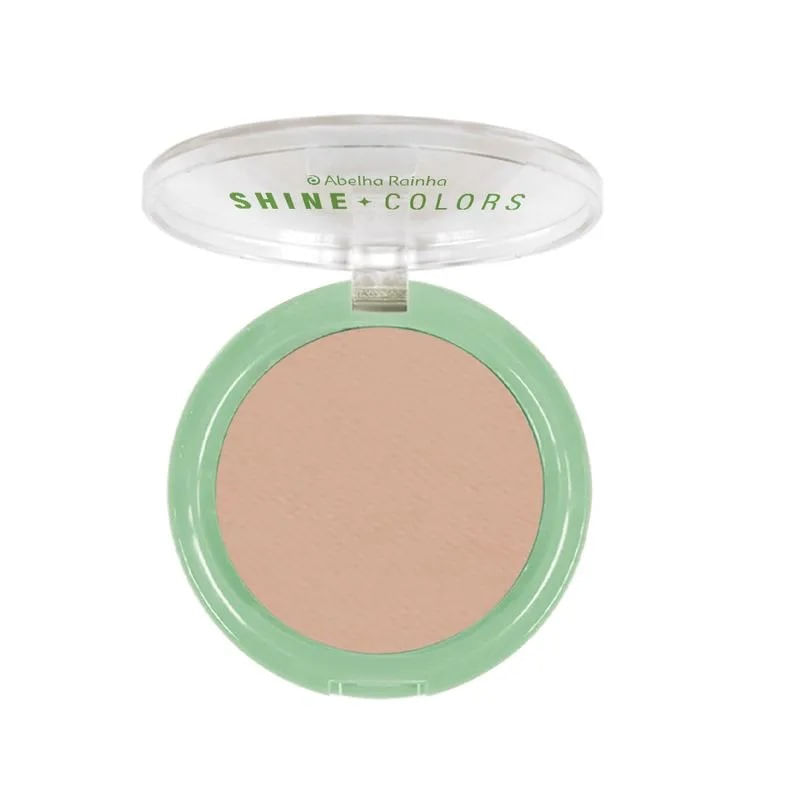 A melhor oferta de: Pó Compacto Shine Colors Claro Rosado FPS15 10G ...