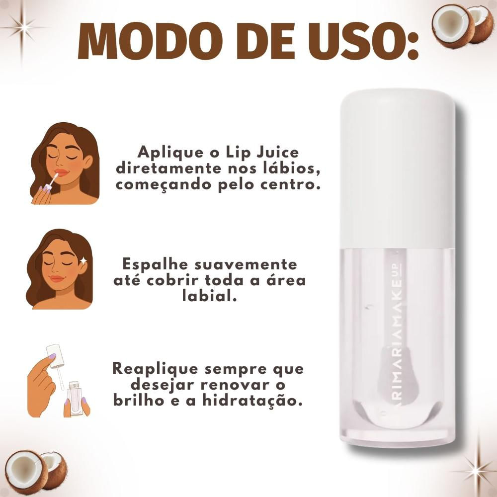 Gloss Labial Mari Maria Makeup Lip Juice Coco - Época Cosméticos ...