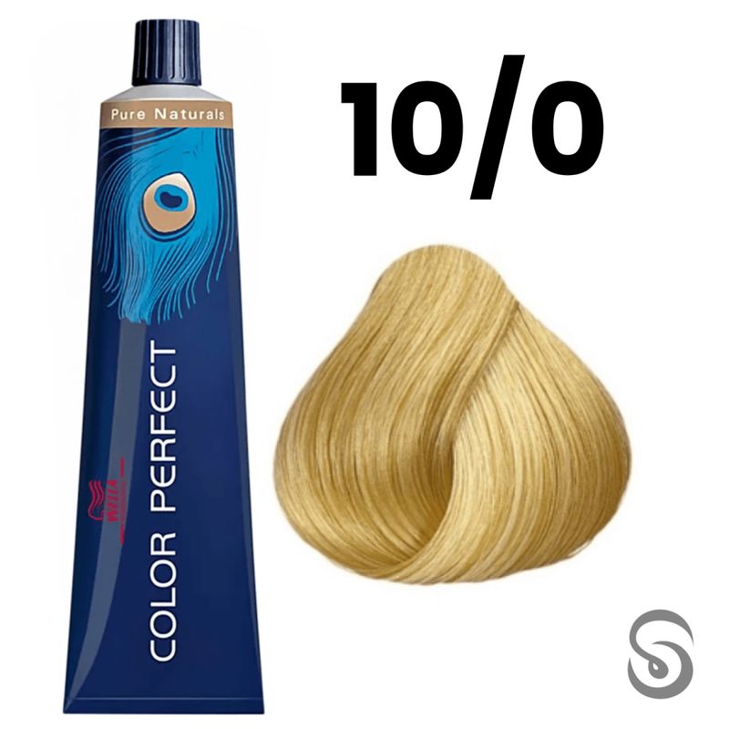 Wella Perfect Color 10/0 Louro Claríssimo Pure Naturals 60ml - Época Cosméticos | Época Cosméticos