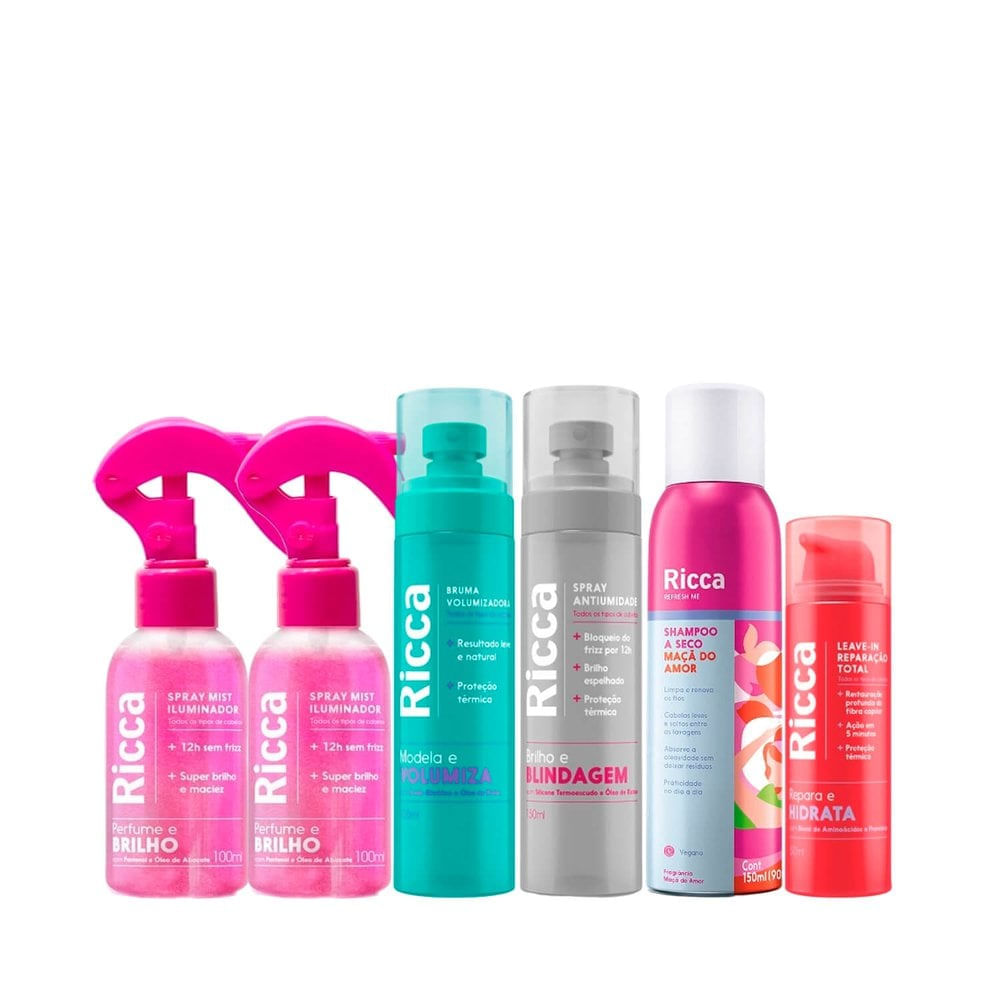 Kit Ricca 6 Produtos - Época Cosméticos | Época Cosméticos
