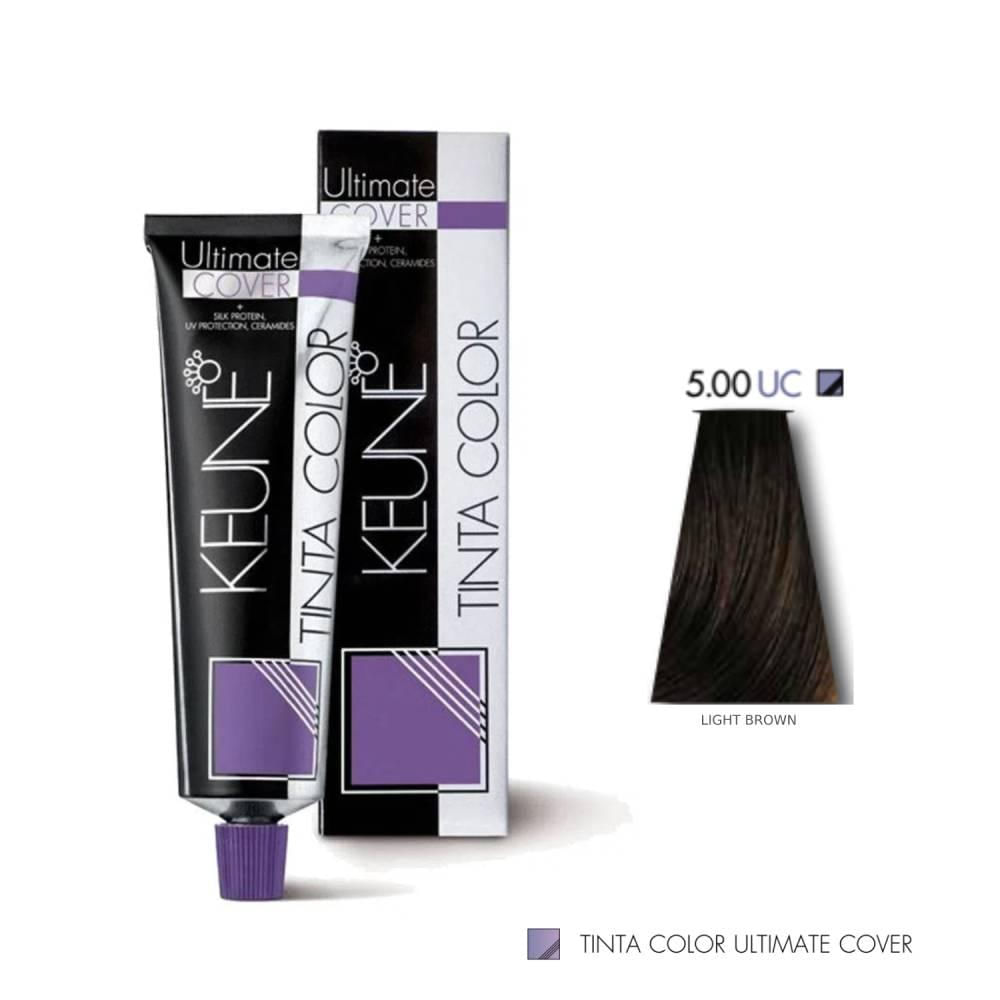 Tinta Color Ultimate Cover Keune 5.00 Light Brown 60ml - Época ...