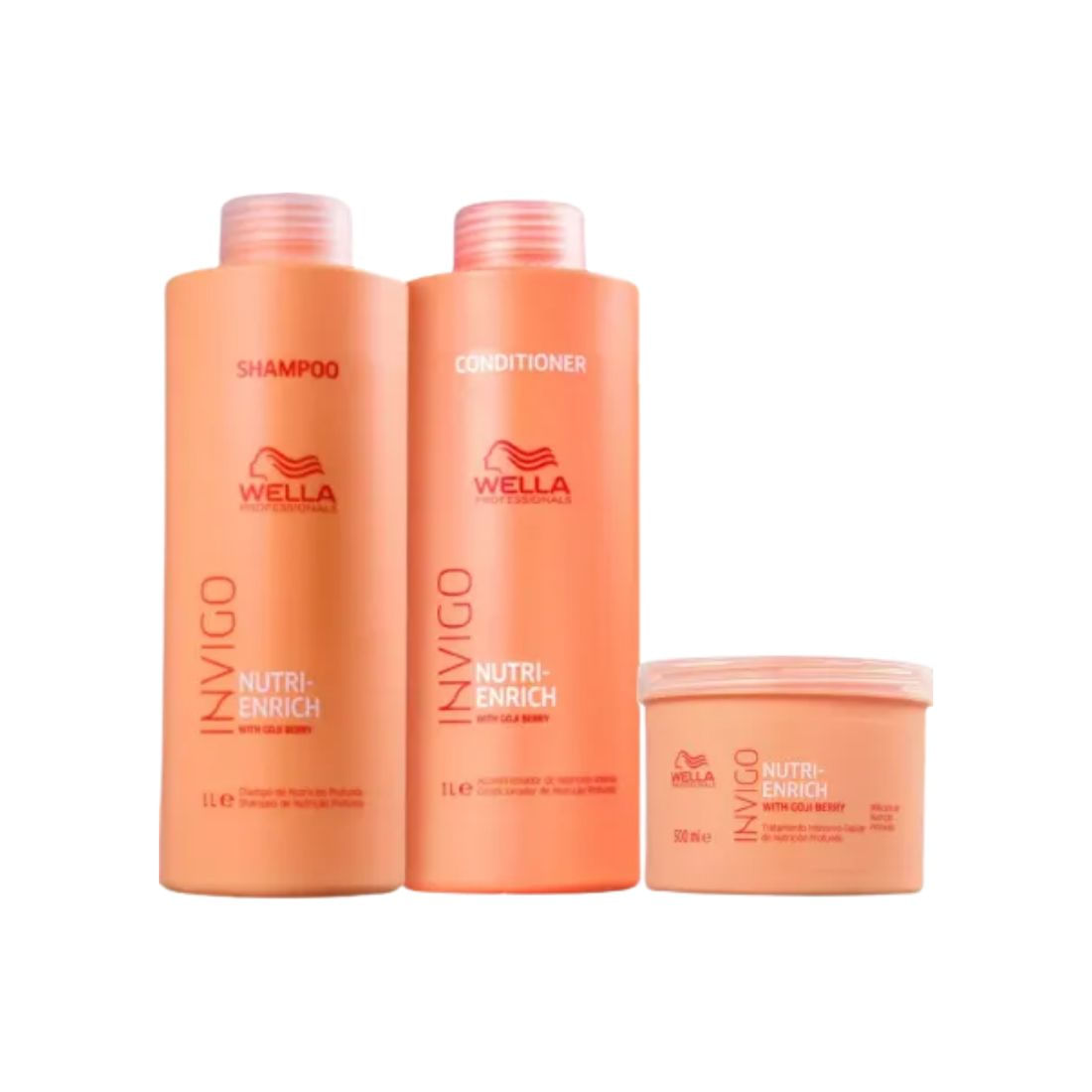 Kit Wella Nutri Enrich Sh 1L+Cond 1L+Mask 500Ml - Época Cosméticos ...