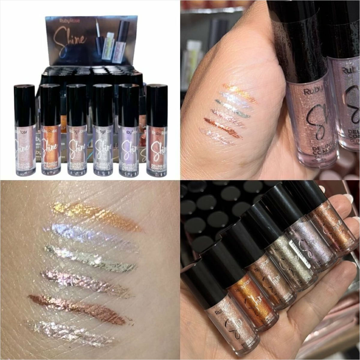 Ruby Rose Delineador Com Glitter Shine HB8416 - Época Cosméticos ...