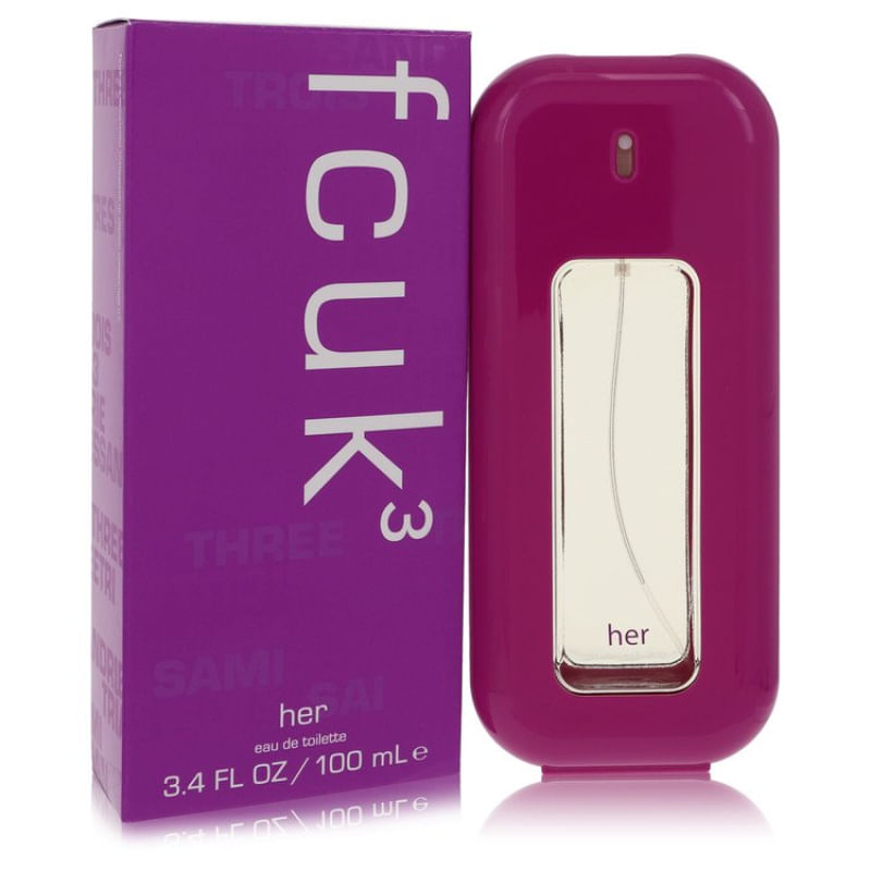A melhor oferta de: Perfume Feminino Fcuk 3 French Connection 100 ML ...