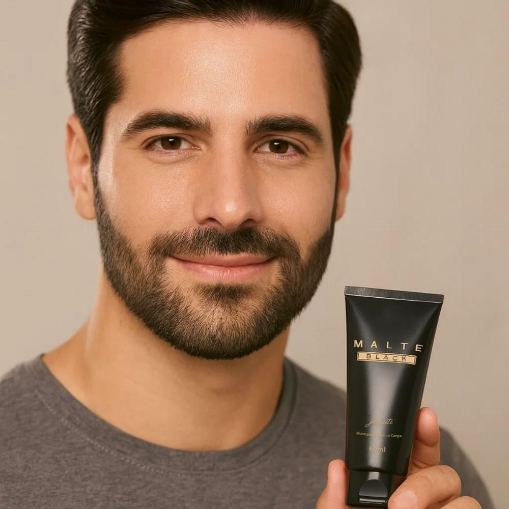 Kit Jequiti Malte Black: Shampoo 60ml e Desodorante Colônia Masculina ...