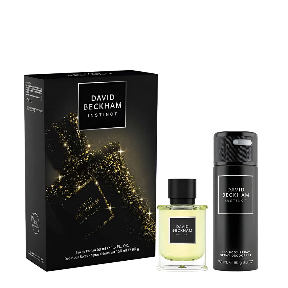 A melhor oferta de: Kit David Beckham Instinct Masculino - EDP 50ml ...
