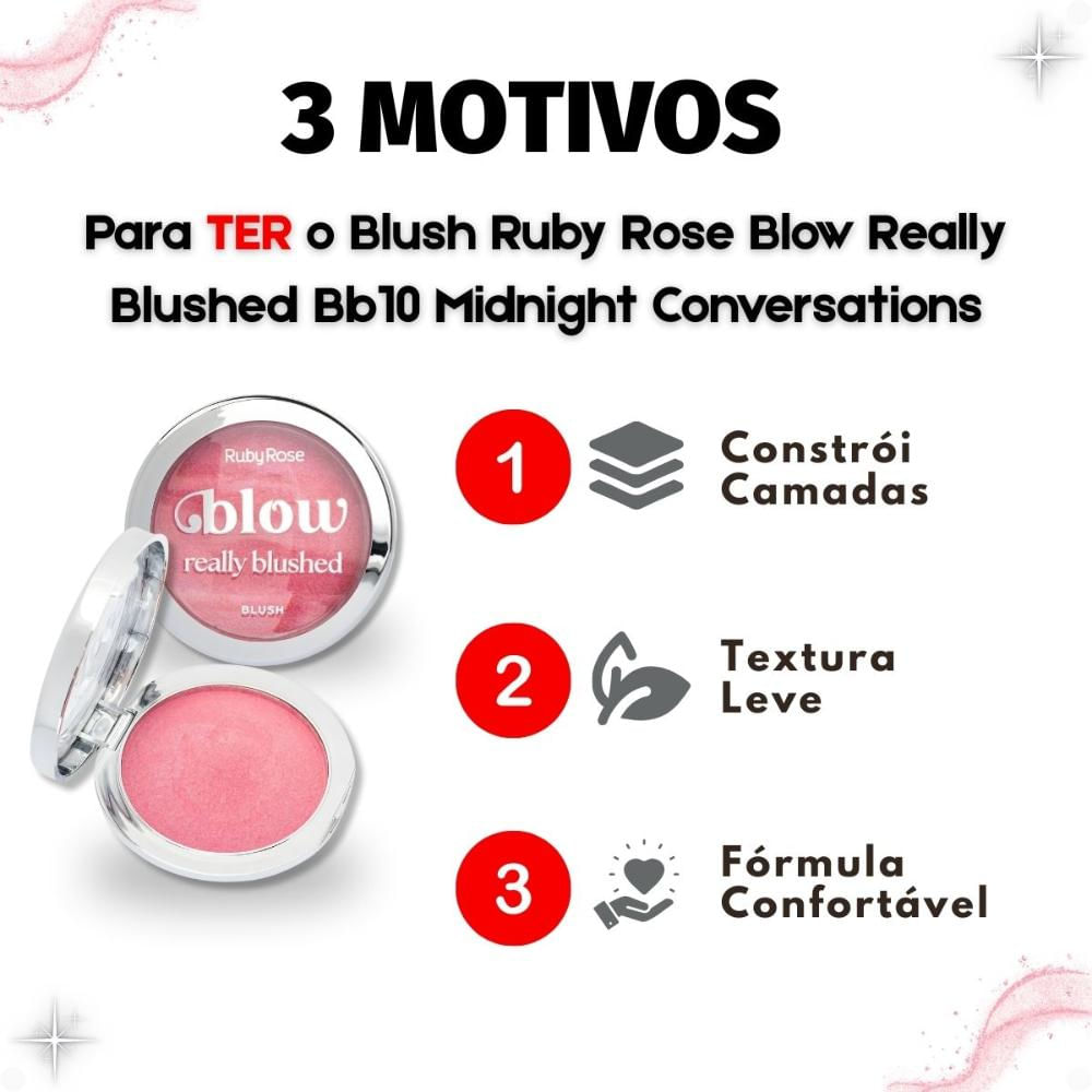 Blush Ruby Rose Blow Really Blushed Bb10 Midnight Conversations Hb-m12 ...