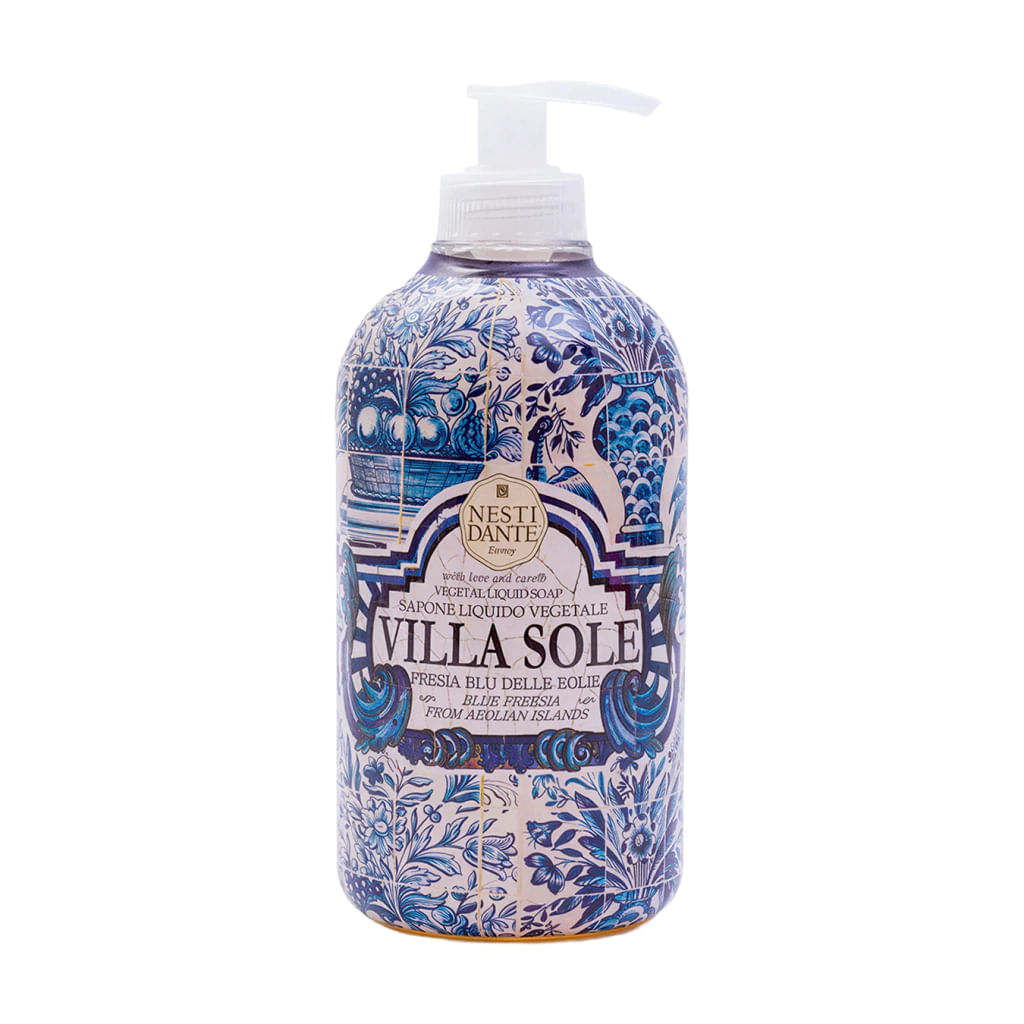 A melhor oferta de: Sabonete Liquido Nesti Dante Villa Sole Fresia Blu ...