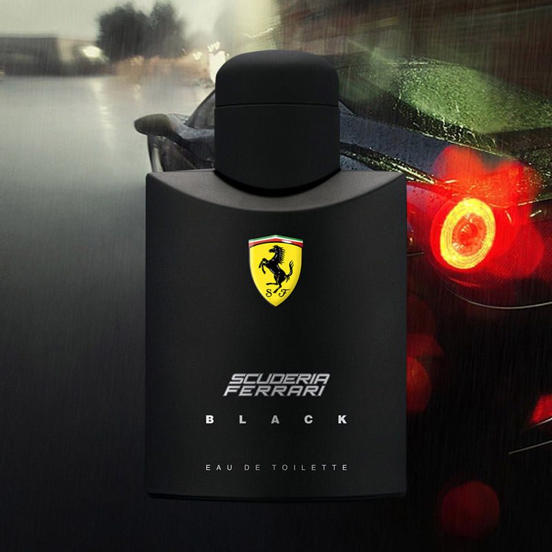 Perfume Ferrari Black Scuderia Eau de Toilette Perfume Masculino 125ml ...