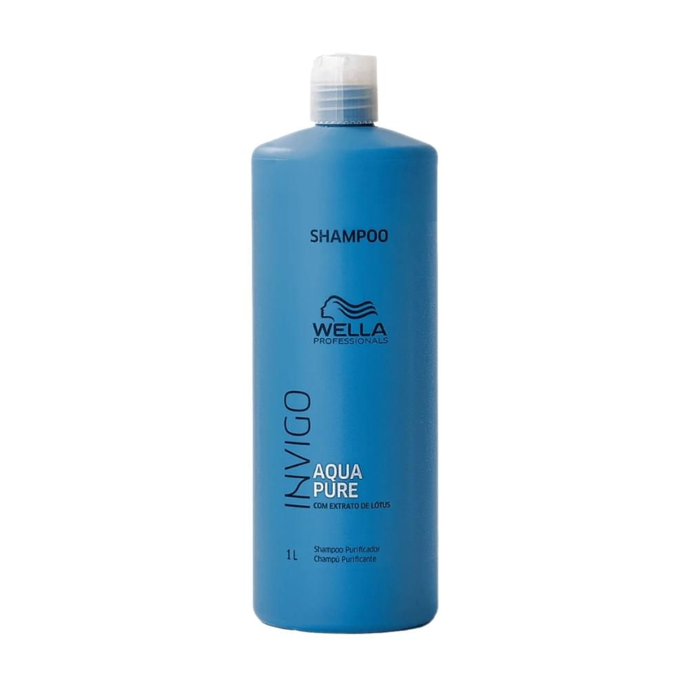 Shampoo Antirresíduo Wella Invigo Balance Aqua Pure 1 Litro - Época ...