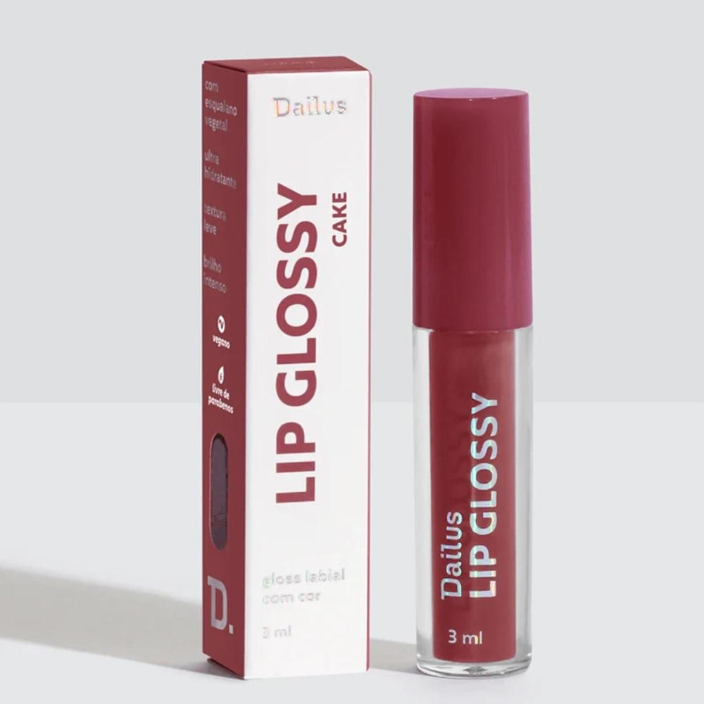 Lip Gloss Dailus Glossy Cake Marrom Translúcido - Época Cosméticos ...