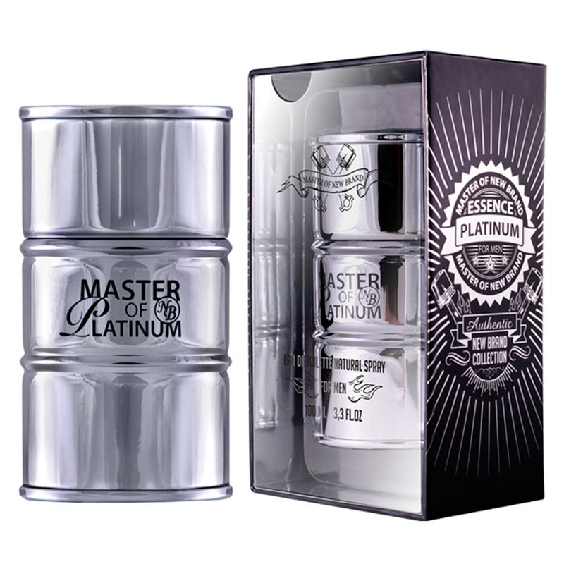 Perfume Master Essence Platinum New Brand Masculino EDT - Época ...