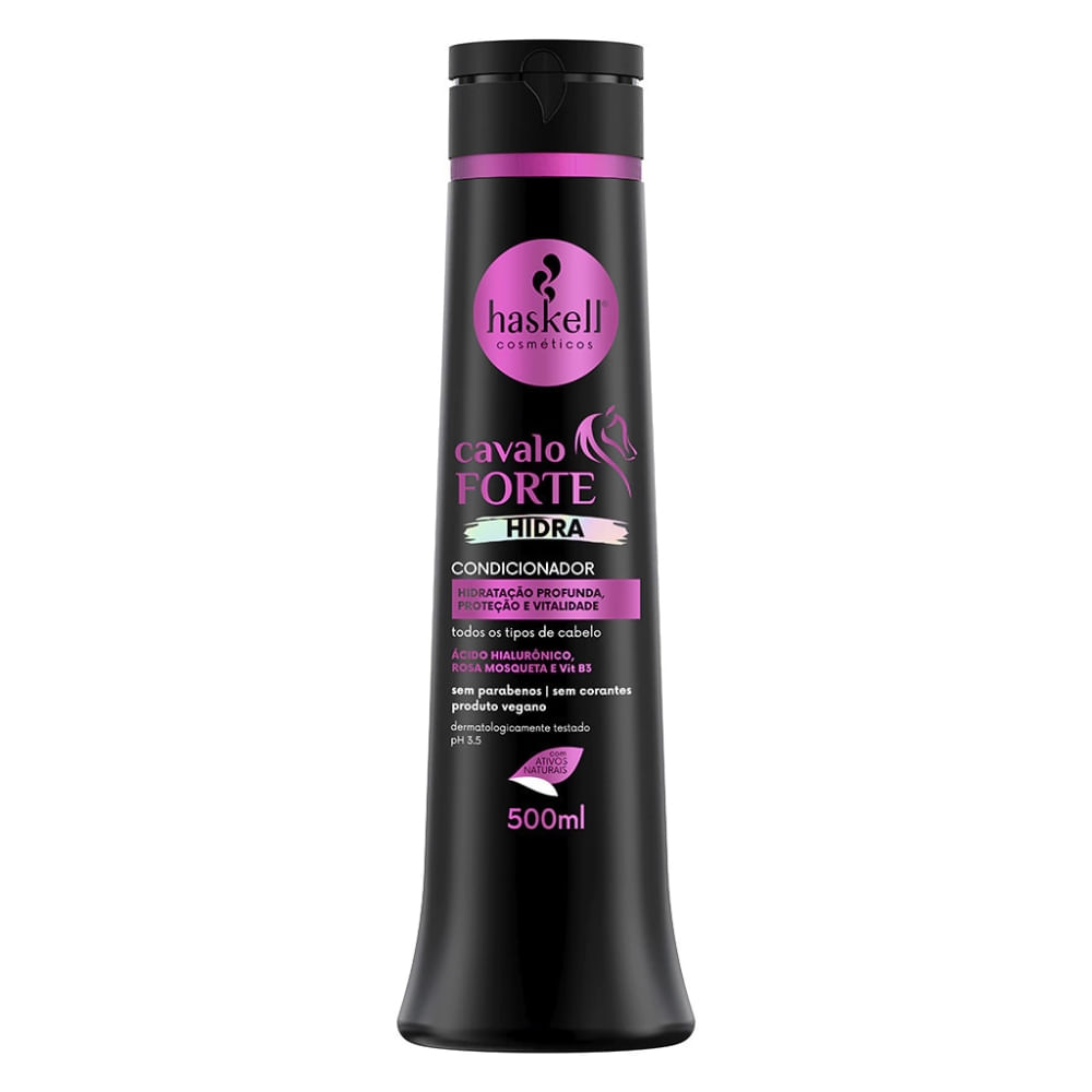 Kit Shampoo e Condicionador Haskell Cavalo Forte Hidra 500ml - Época ...
