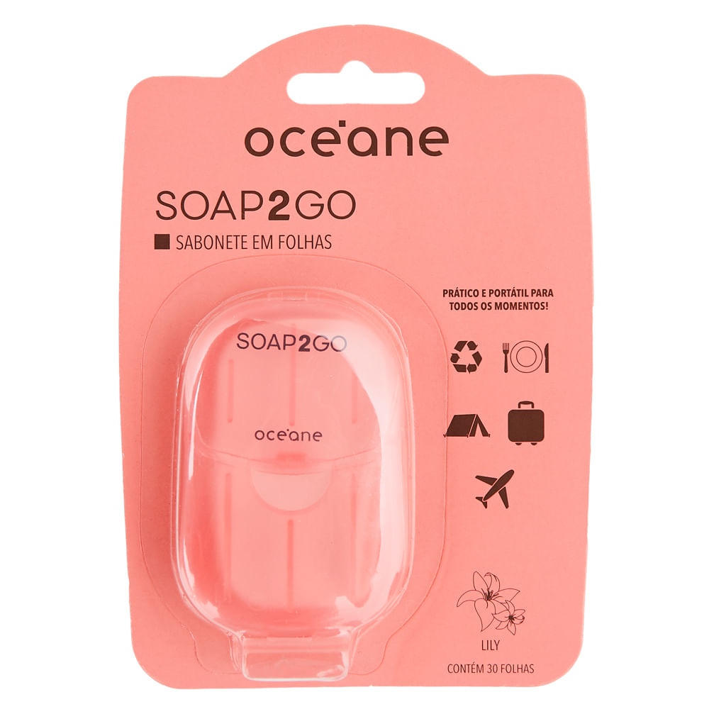 Sabonete em Folha Océane - Soap2Go Lírio - Época Cosméticos | Época ...