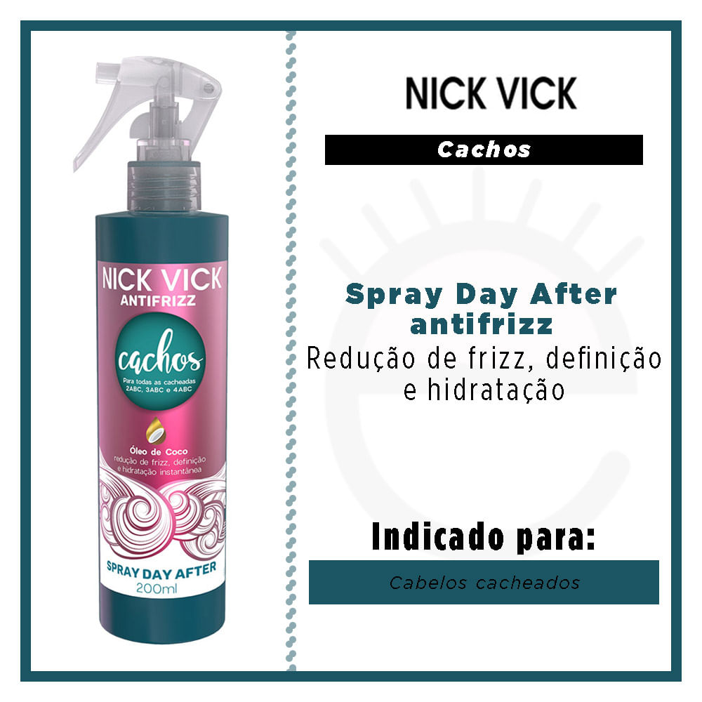 Spray Day After - Nick Vick Antifrizz Cachos - Época Cosméticos | Época ...