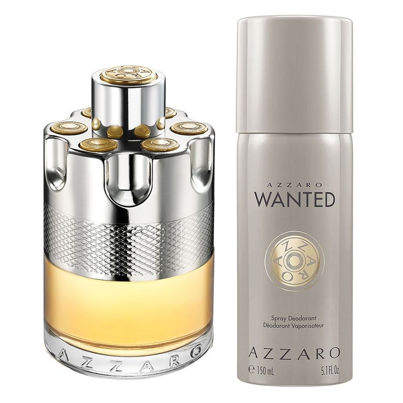 Wanted Eau de Toilette Azzaro Kit - Perfume Masculino + Desodorante ...