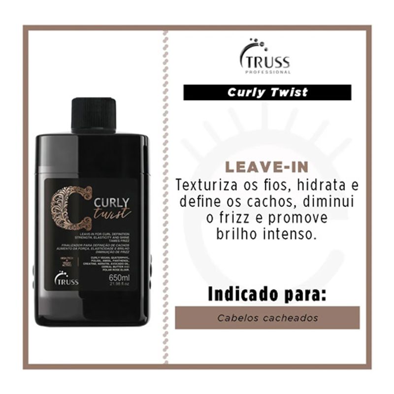 Leave-In - Truss Professional Curly Twist - Época Cosméticos | Época ...