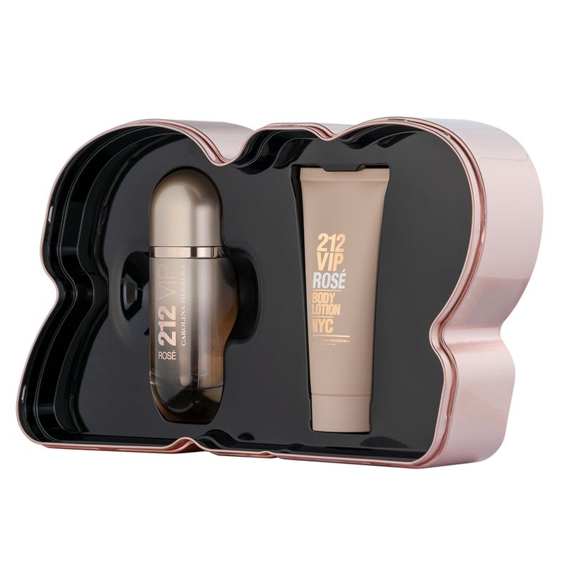 Kit 212 Vip Rosé Eau de Parfum Carolina Herrera - Perfume Feminino 50ml ...
