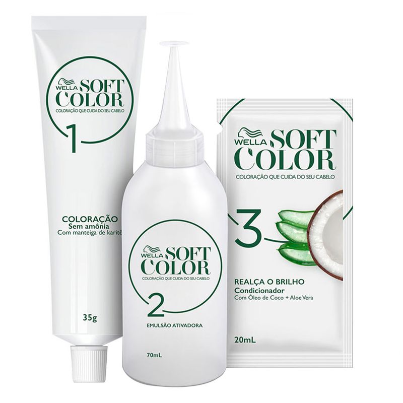 Coloração Wella Soft Color - Tons Claros - Época Cosméticos | Época ...