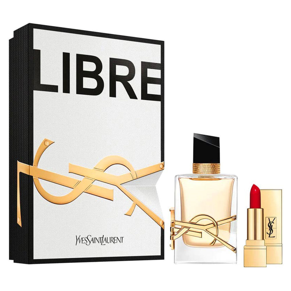 Kit Yves Saint Laurent Libre - Perfume Feminino EDP + Mini Batom ...