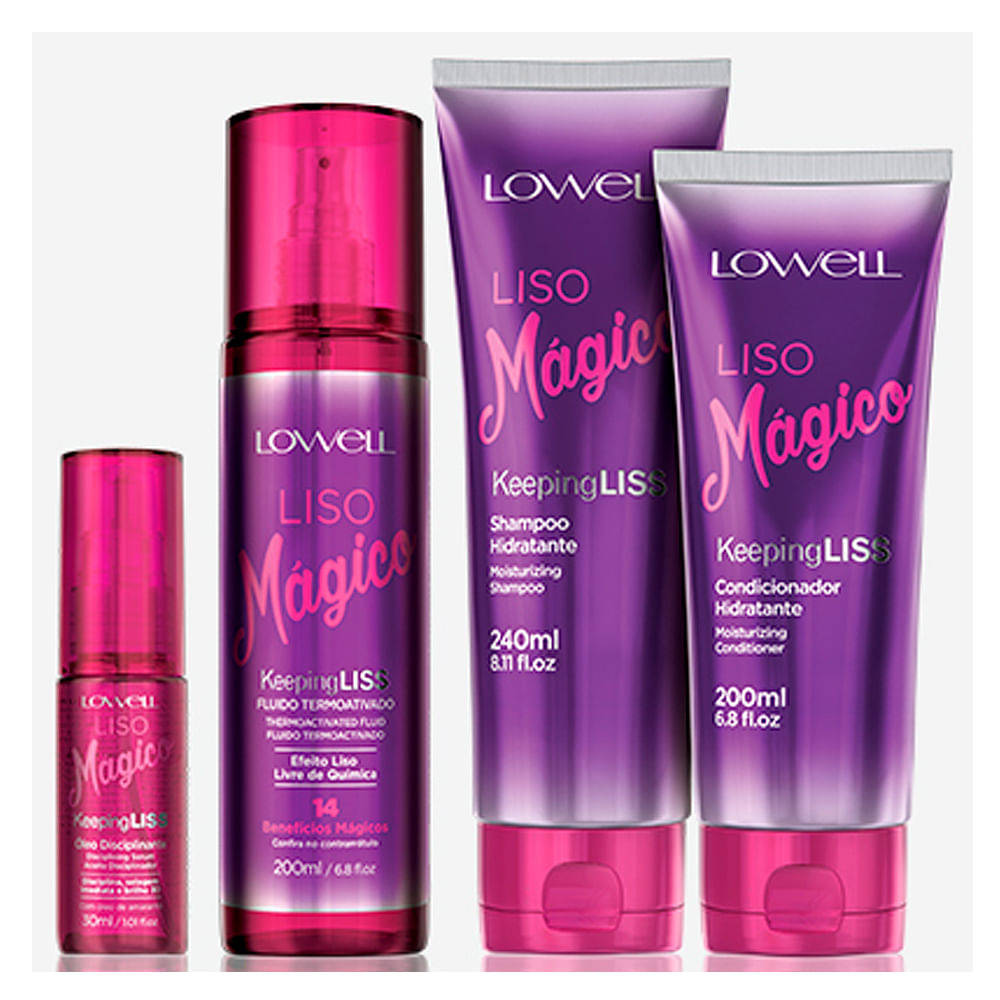 Protetor Térmico Lowell Keeping Liss Liso Mágico - Época Cosméticos ...