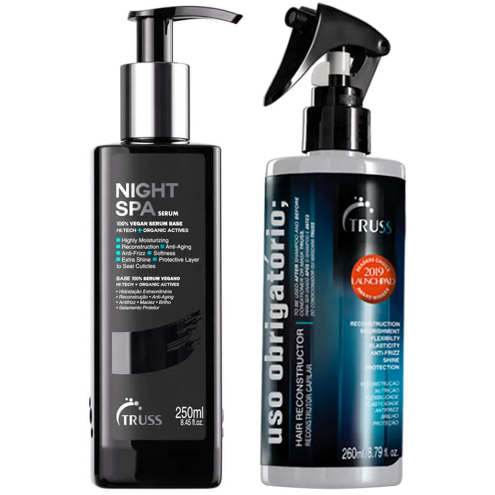 Kit Truss Professional Uso Obrigatório + Night Spa Sérum - Época ...