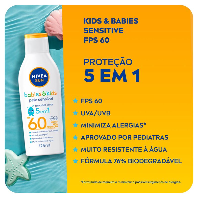 Kit Nívea Sun – Protetor Solar FPS50 + Protetor Solar Kids & Babies ...