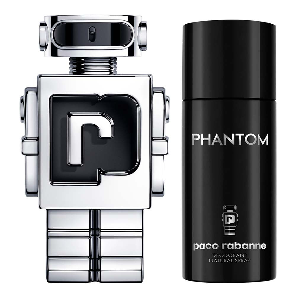 Kit Rabanne Phantom – Perfume Masculino + Desodorante Corporal - Época ...