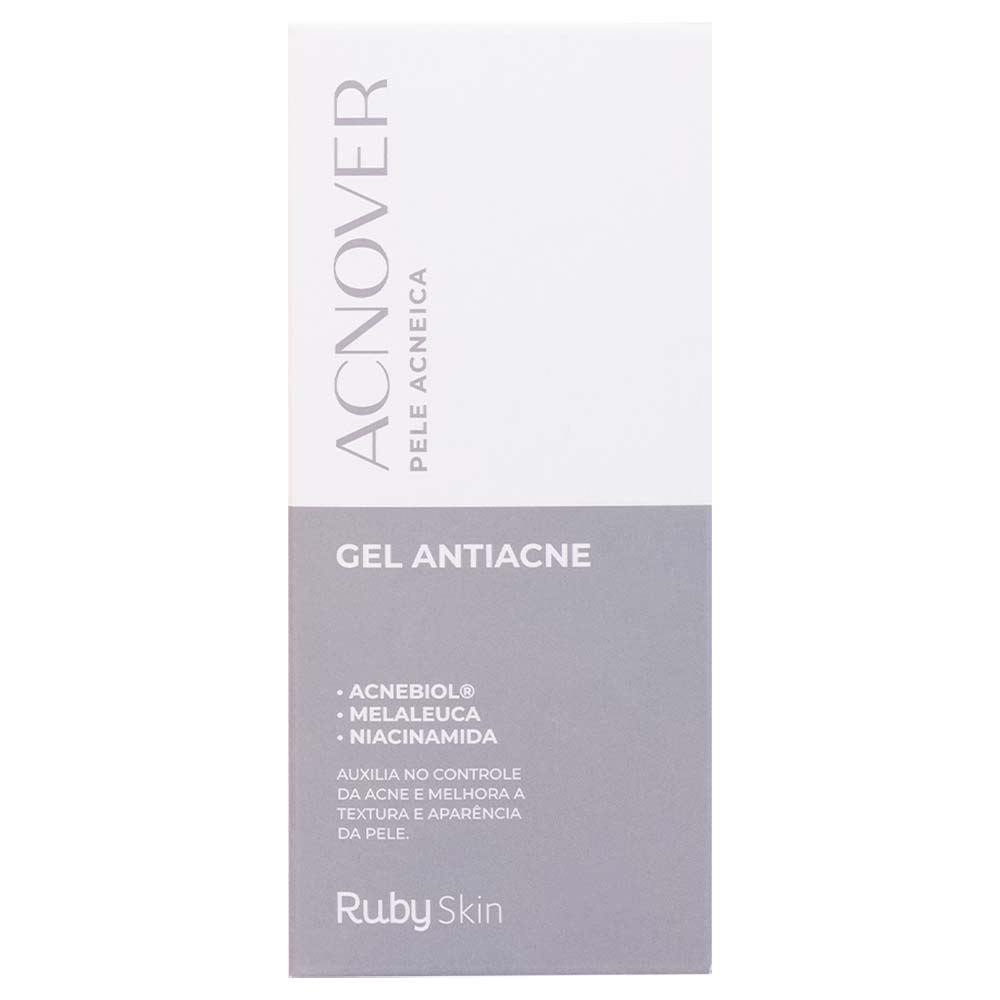 Gel Facial Antiacne Ruby Rose Ruby Skin Acnover desenvolvido para ...