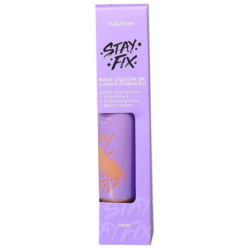 Base Líquida Ruby Rose Stay Fix - Época Cosméticos | Época Cosméticos