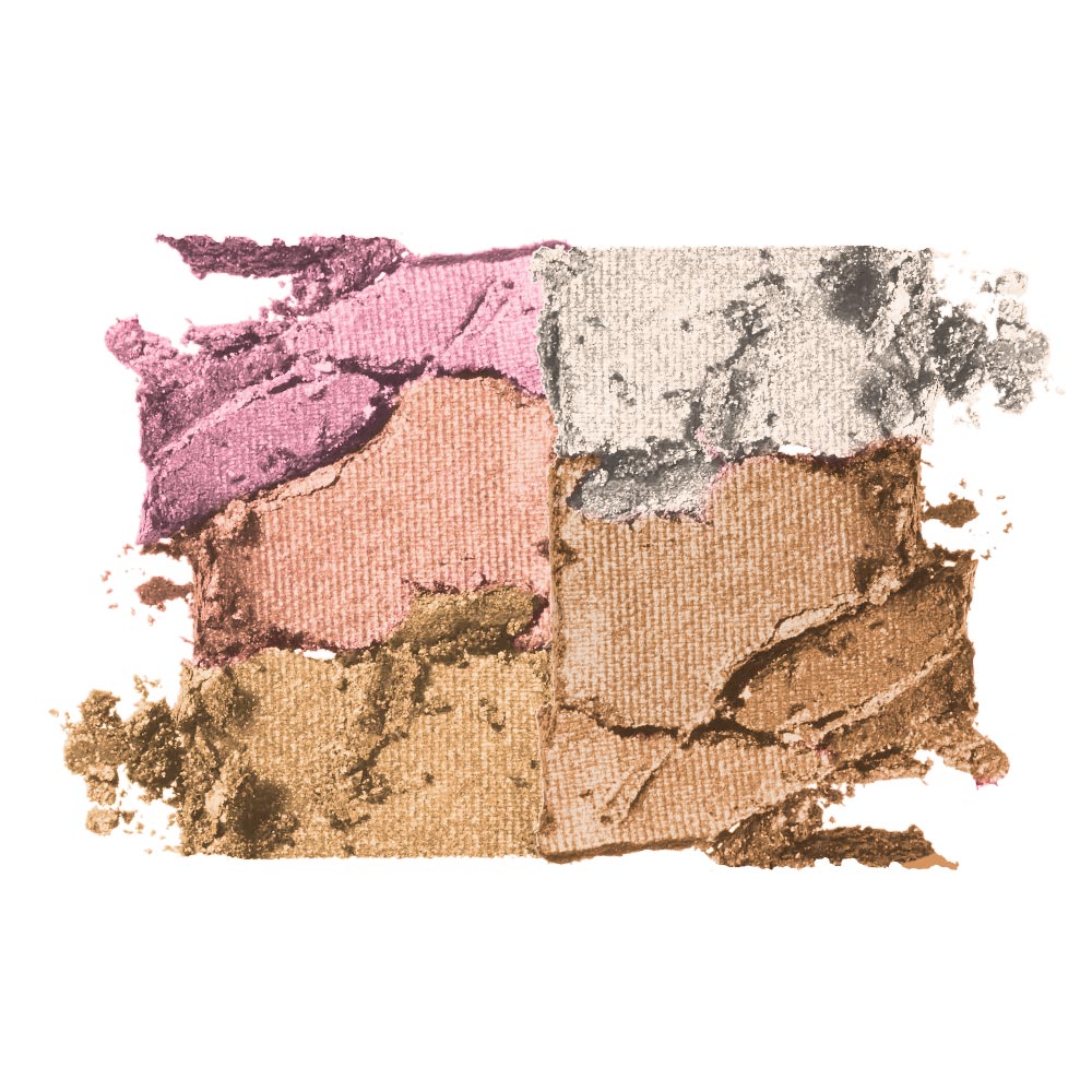 Paleta Multifuncional Ruby Rose Bronzer, Blush e Iluminador Feels Mood ...