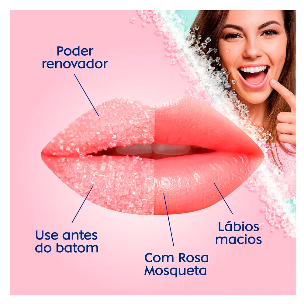 Kit NIVEA – Esfoliante Labial Scrub Rosa Mosqueta + Protetor Labial ...