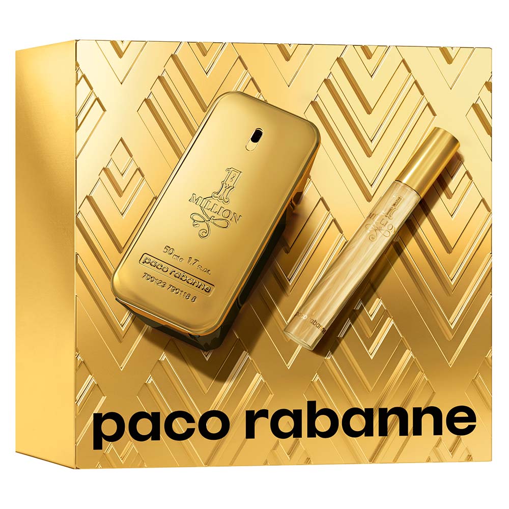 Coffret 1 Million Rabanne Kit - Perfume Masculino + Perfume Travel Size ...