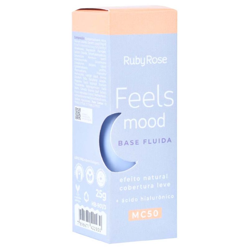 Base Fluida Ruby Rose Feels Mood - Época Cosméticos | Época Cosméticos