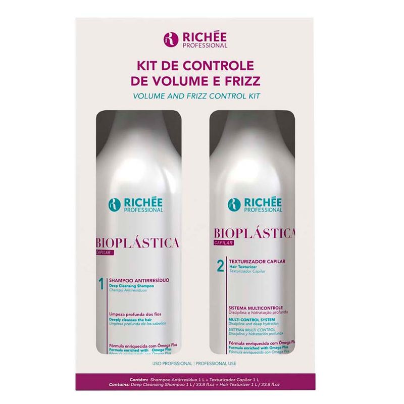 Kit Richée Professional Bioplastica Shampoo + Texturizador - Época ...