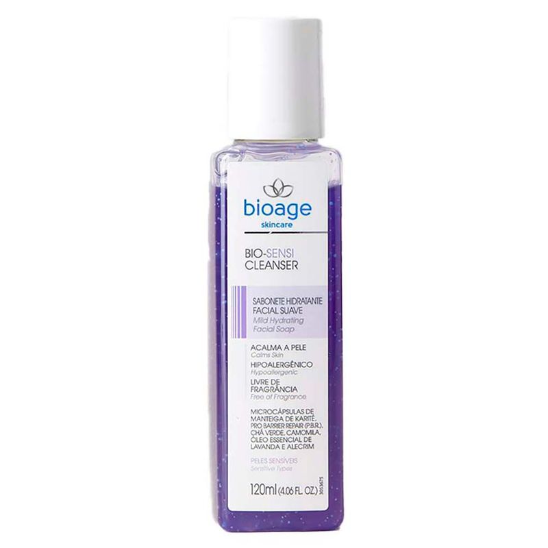 Sabonete Facial Bioage Bio-Sensi Cleanser - Época Cosméticos | Época ...