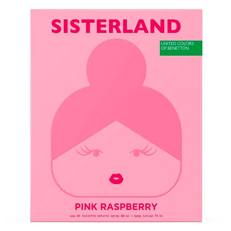 Coffret Benetton Sisterland Pink Raspberry Kit - Perfume Feminino EDT ...