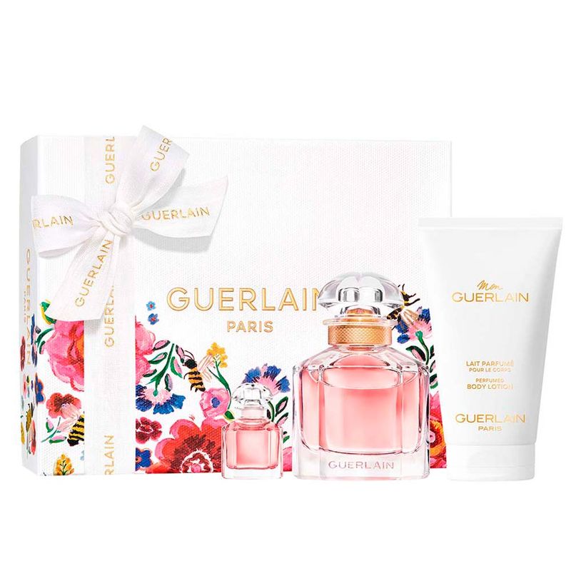 Kit Guerlain Mon Guerlain - Perfume Feminino EDP + Travel Size + Loção ...