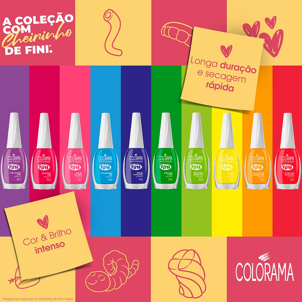 Esmalte Cremoso Colorama Coleção Fini – 10 Cores - Época Cosméticos ...