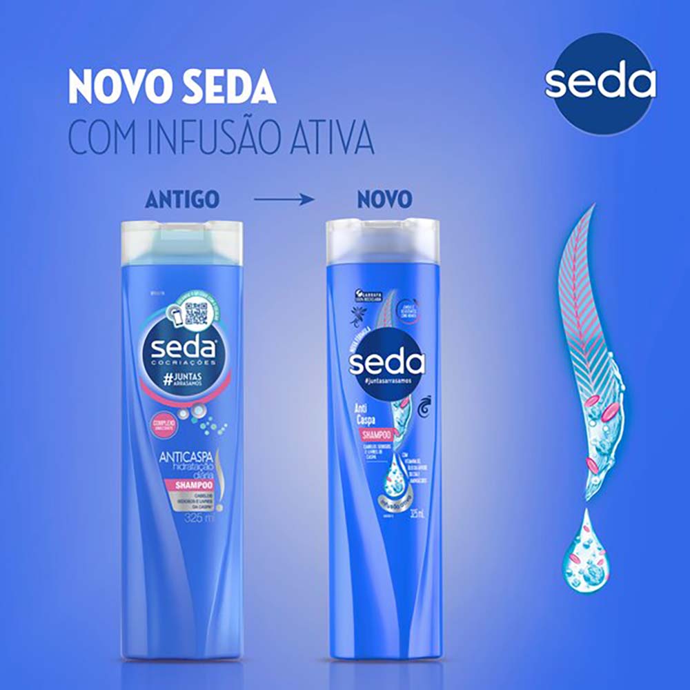 Shampoo Anticaspa Seda Hidratação Diária - Época Cosméticos | Época ...